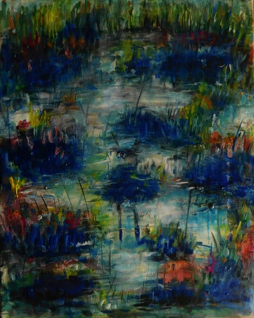 ORIGINAL OIL PAINTING, Signed, by Nalan Laluk: "Wetland" £145.00 ...