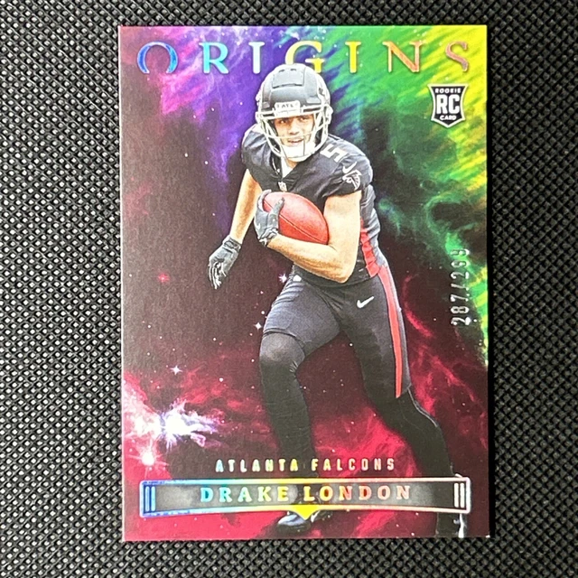 2022 ORIGINS DRAKE LONDON Rookie Card /299 #111 Falcons NFL $5.98 ...