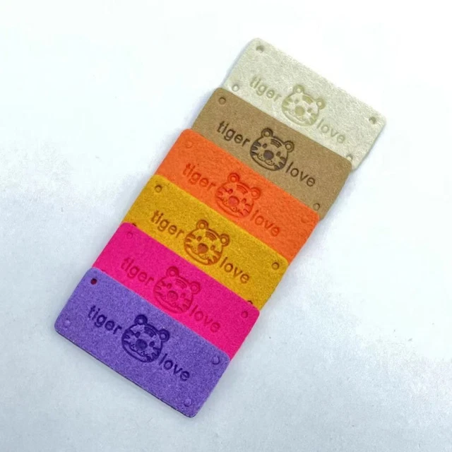 SOFT AND DURABLE Leather Labels for Clothes 10 Pack Sewing Accessories ...