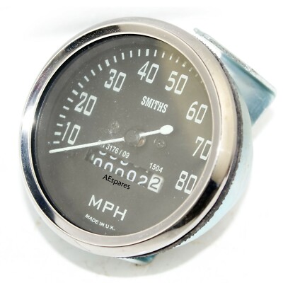 REPLICA SMITHS SPEEDOMETER Speedo 80 Mph For Norton Royal Enfield BSA £ ...