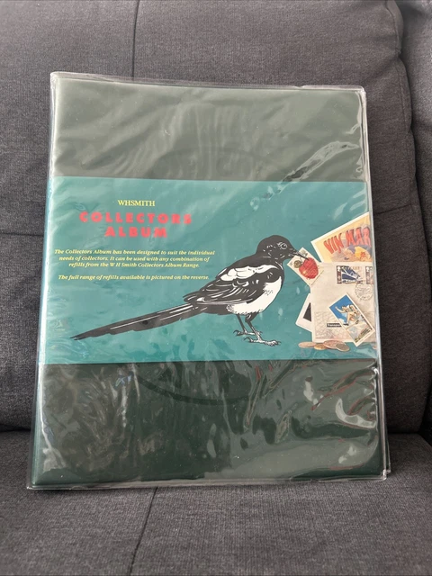 WH SMITH 'COLLECTORS Range' 4-Ring Stamp Album Green £11.69 - PicClick UK