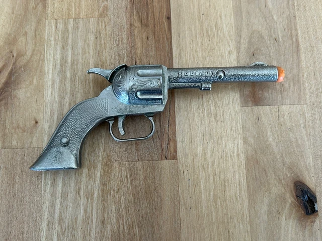 VINTAGE 1950'S HUBLEY PAL Single Shot Cap Gun Western Toy WORKS $17.99 ...