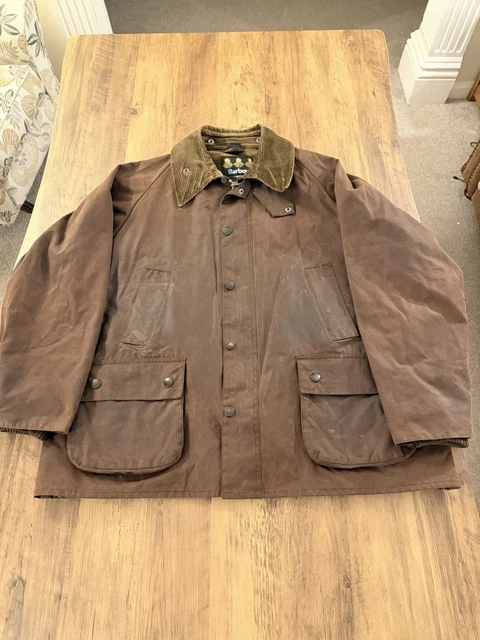 BARBOUR SMU BEDALE Wax Jacket Mens, 48 XXXL, Vintage Country Coat ...