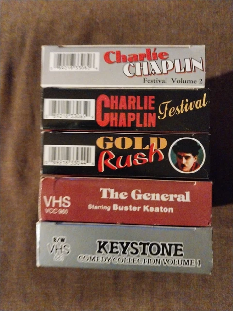 5 VHS LOT Charlie Chaplin, Buster Keaton, And More £14.85 - PicClick UK