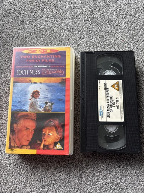 2 FILMS LOCHNESS and Pinocchio VHS/PAL Video Cassette, Rating PG £1.13 ...