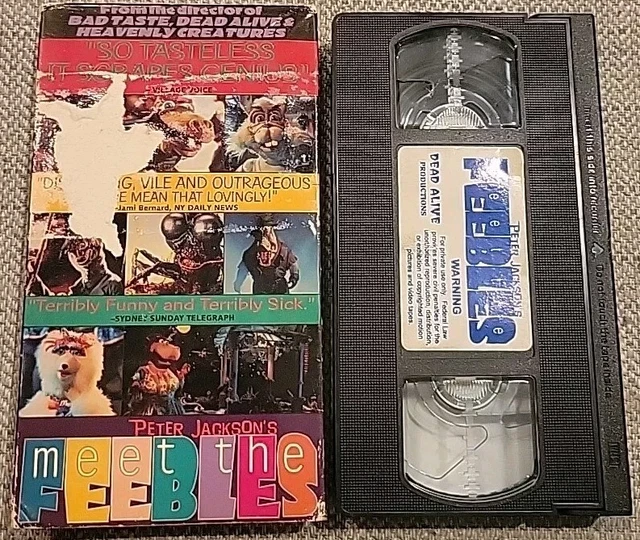 PETER JACKSON'S - Meet the Feebles (VHS, 1989) £31.74 - PicClick UK