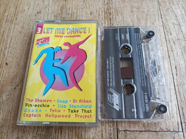 LET ME DANCE Volume 3 Cassette Audio Tape Compilation Dance K7 Mc Fun ...