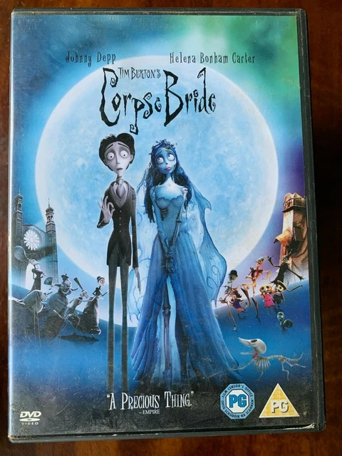 CORPSE BRIDE DVD 2005 Tim Burton Dessin Animé Gothique Halloween ...