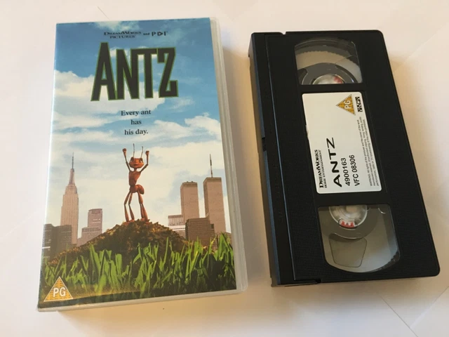 DREAMWORKS ANTZ - 1998 VHS - Classic 90s Animation £5.40 - PicClick UK