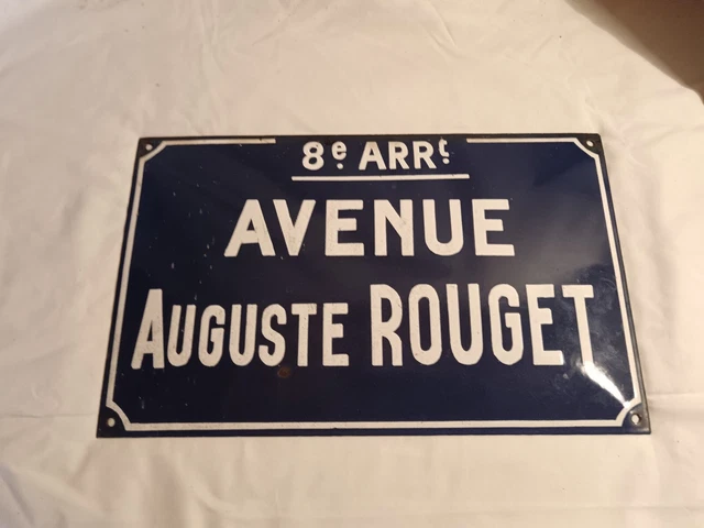 ANCIENNE PLAQUE DE Rue Emaillee EUR 35,00 - PicClick FR