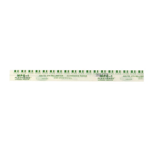 CLEVITE BEARING CLEARANCE Gauge MPG-1; Plastigage Green .001"-.003" $12 ...