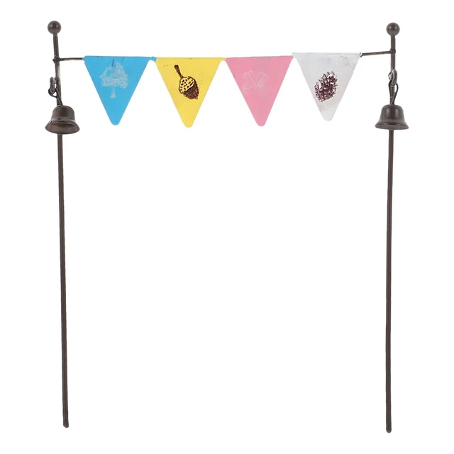 CATENA GAGLIARDETTI IN ferro battuto lamiera bianca decorazione esterna ...