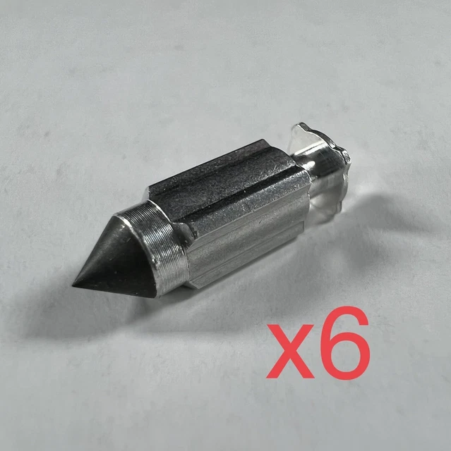 CARBURETOR FLOAT NEEDLE Valve Replaces Honda Keihin K&L 18-8955 6 pack ...