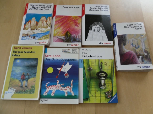 7 TASCHENBÜCHER/ROMANE FÜR Kinder/Jugendliche Arena dtv Junior Ravensburger TOP! EUR 1,00 ...