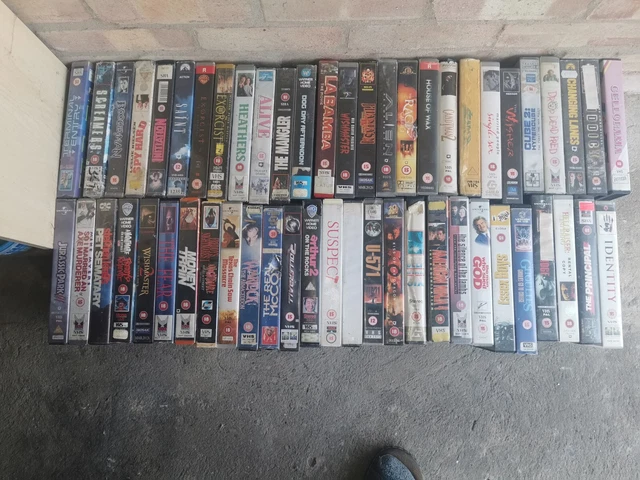 JOB LOT VHS video tapes £53.52 - PicClick UK