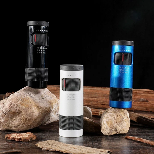 PUISSANT PORTÉE DE repérage Mini télescope 10-30x21 Zoom Monocle de vue ...