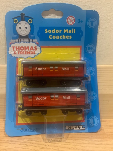 THOMAS THE TANK Engine & Friends ERTL SODOR MAIL COACHES NEW AND SEALED ...
