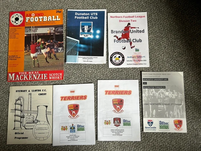 NON-LEAGUE PROGRAMMES JOB Lot x 6 plus Around Football Magazine £2.18 ...