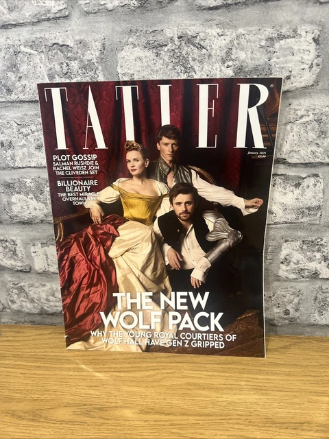 TATLER UK JANUARY 2025 – “The New Wolf Pack” Cover £17.21 - PicClick UK