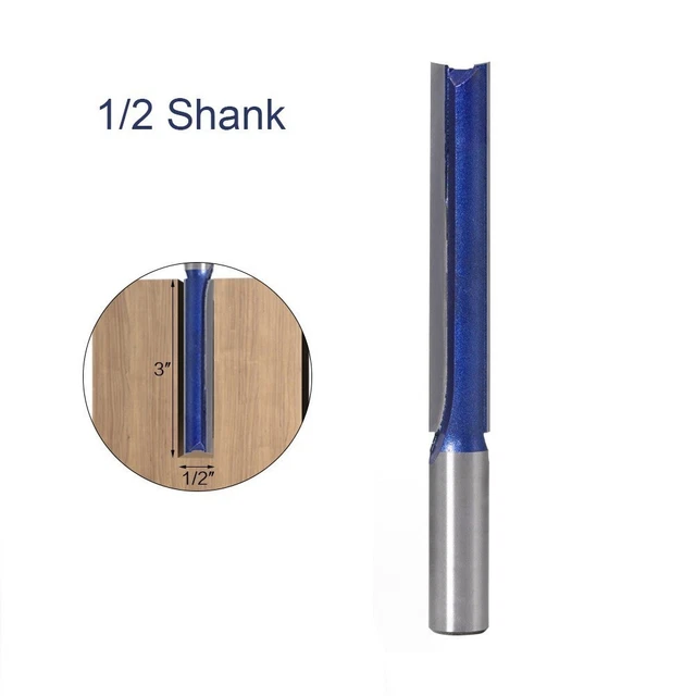 PROFESSIONAL GRADE 12 Cutting Dia Straight Router Bit for Precision ...