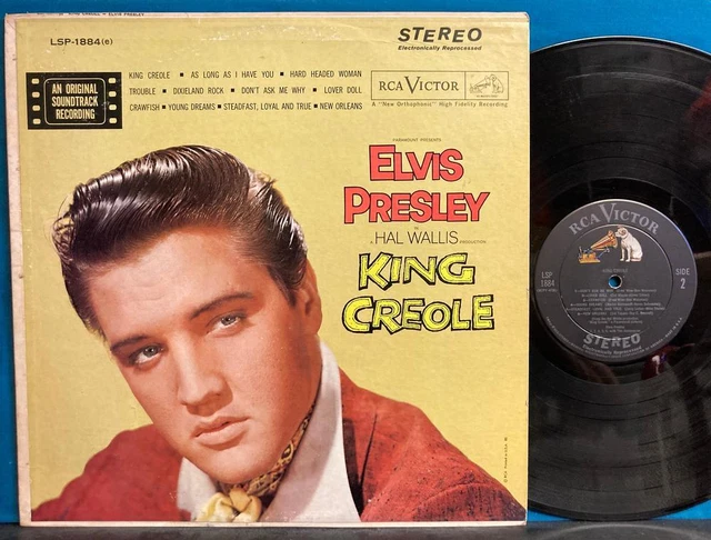 ELVIS PRESLEY KING CREOLE RARE 1962 DEEP GROOVE STAGGERED STEREO~NON (e ...