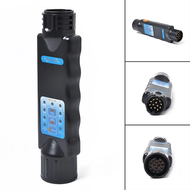 13 PIN TRAILER Plug Socket Connection Circuit Tester Signal Plug for ...