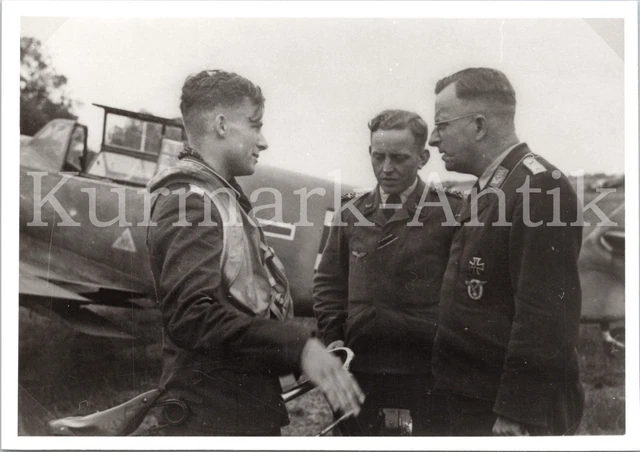 A132 FOTO WEHRMACHT Archiv Repro Luftwaffe Flugzeug Me109 Emblem Wappen ...