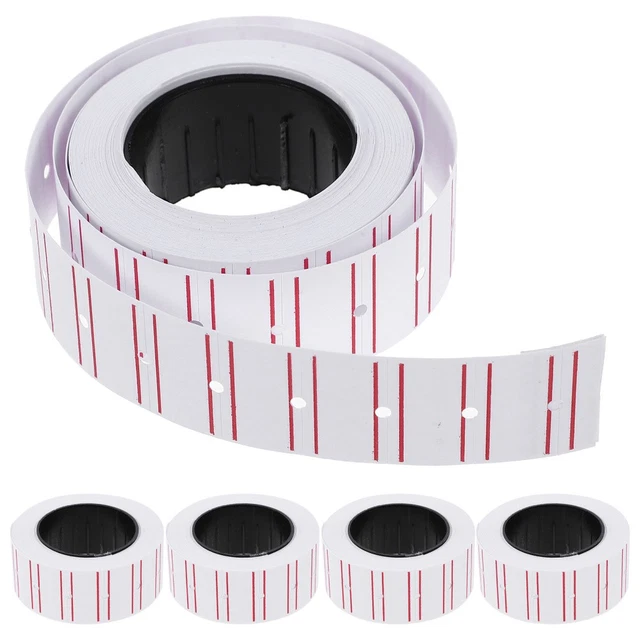 10 ROLLS SELF Adhesive Price Label Paper Stickers for Retail Store Tag ...