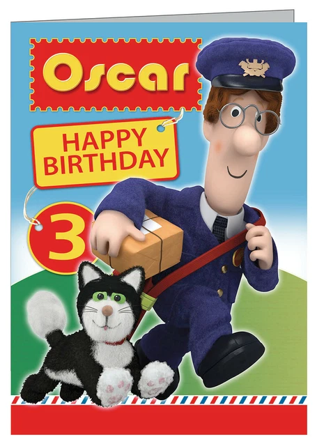 POSTMAN PAT PERSONALISED Birthday Card (A5) EUR 4,38 - PicClick IT
