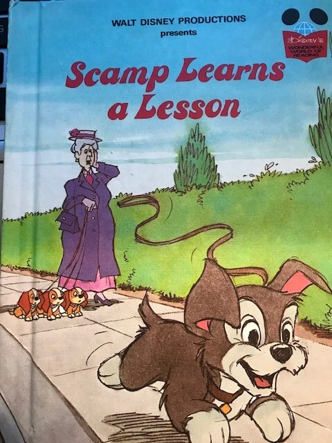 WALT DISNEY'S SCAMP learns a lesson £2.22 - PicClick UK