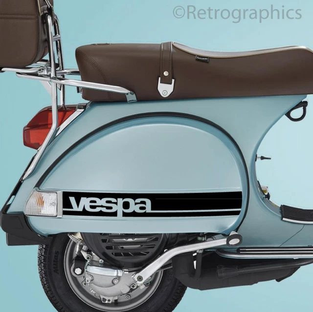 VESPA SIDE PANELS Sticker Set Fits Vespa PX Scooter Side Panels- £9.99 ...