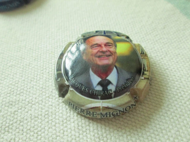 CAPSULE DE CHAMPAGNE Pierre MIGNON Jacques Chirac Président EUR 7,62 ...