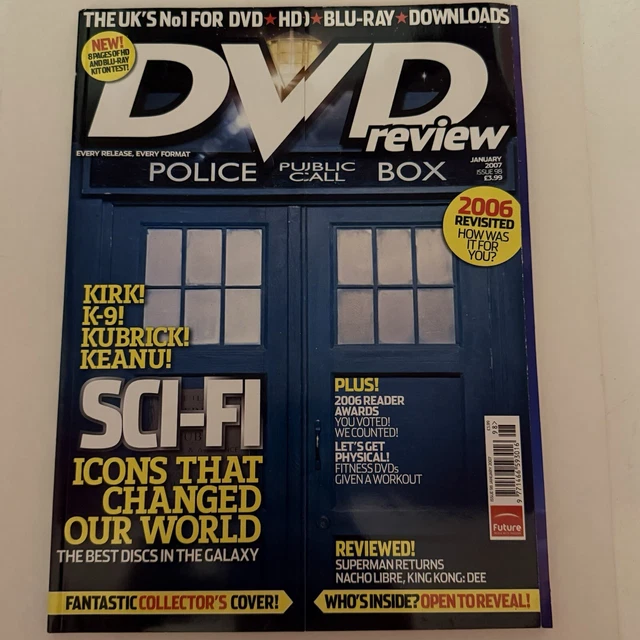 DVD REVIEW MAGAZINE 98 - Sci-Fi Icons - Doctor Who Tardis Cover - Jan ...