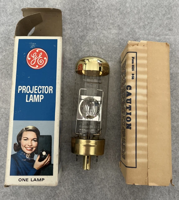 G-E CAL VINTAGE General Electric GE Projector Lamp Bulb CAL 300W $30.42 ...