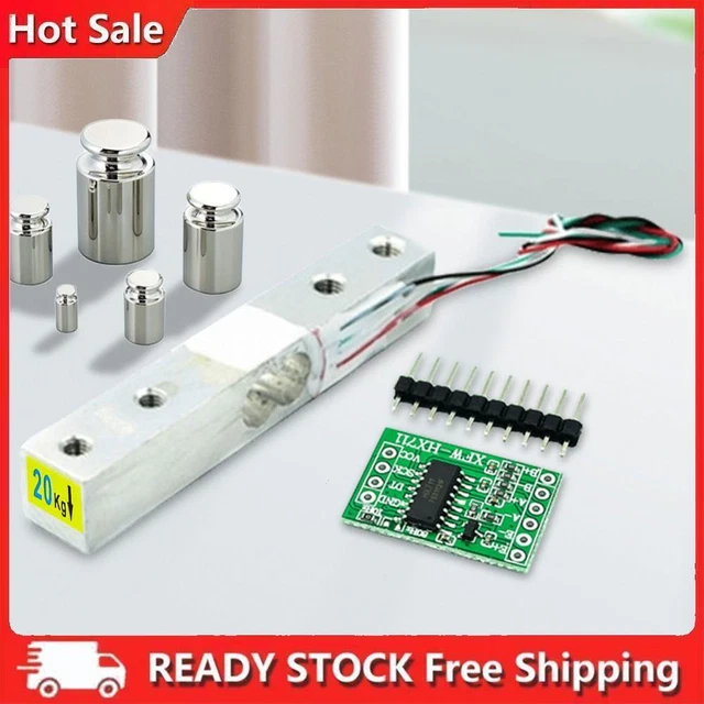 HX711 WEIGHT SENSOR Module 20KG Load Cell for Microcontroller (HX711 ...