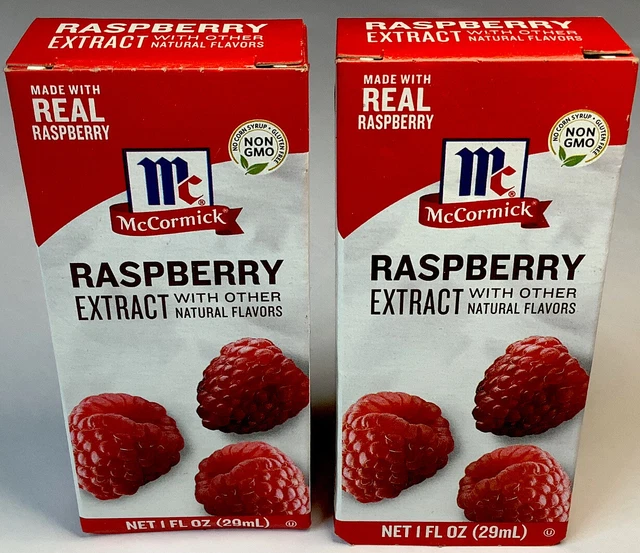 MCCORMICK RASPBERRY EXTRACT 2 (1 oz) Bottles NON GMO $12.00 - PicClick