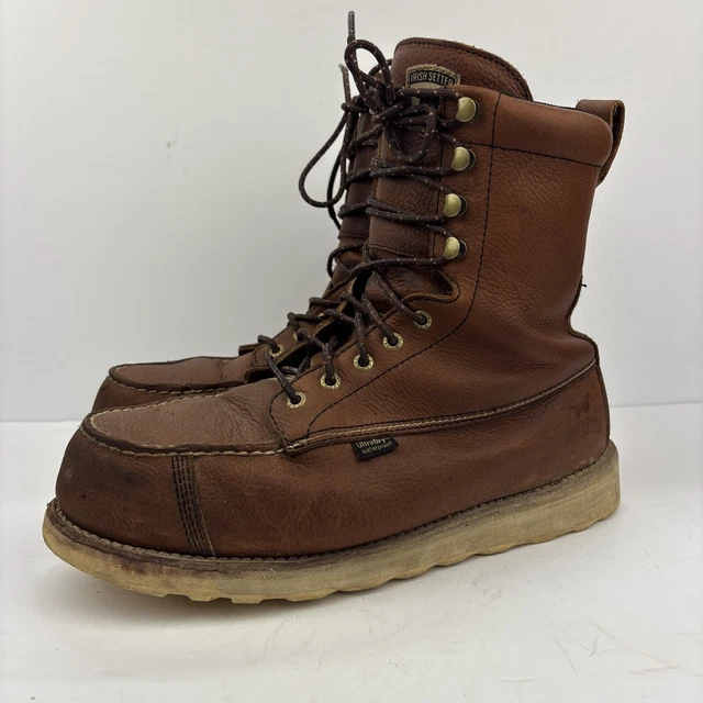 RED WING IRISH Setter 83832 Wingshooter Work Boots Safety Toe Men's ...