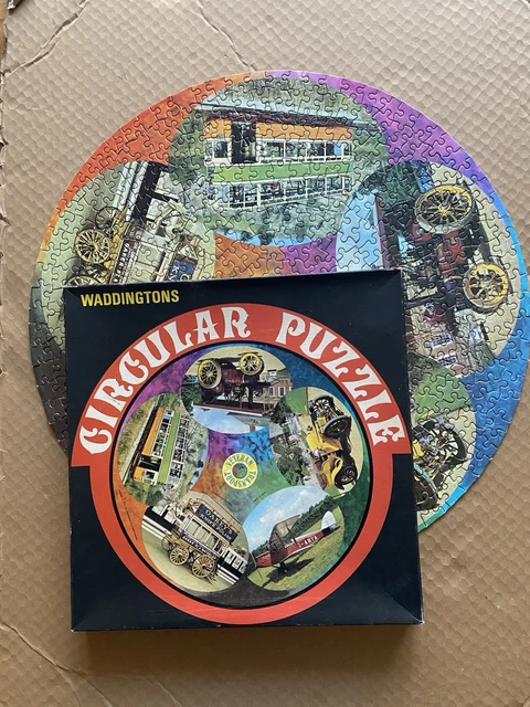 WADDINGTONS VINTAGE CIRCULAR Jigsaw Puzzle- Veteran Transport £2.49 ...