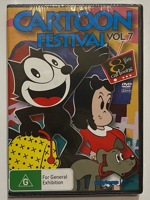 DVD CARTOON FESTIVAL Volume 7 with 8 Fun Cartoons All Region PAL Brand ...