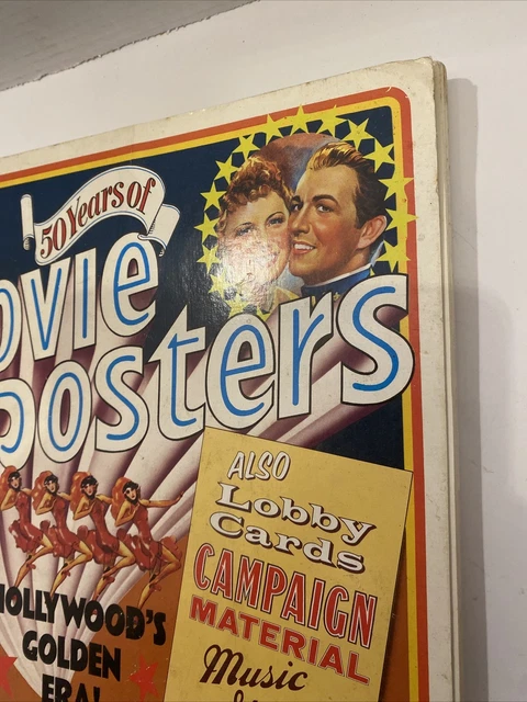 50 YEARS OF Movie Posters Large Illustrated Book 1974 Edition A Bounty ...