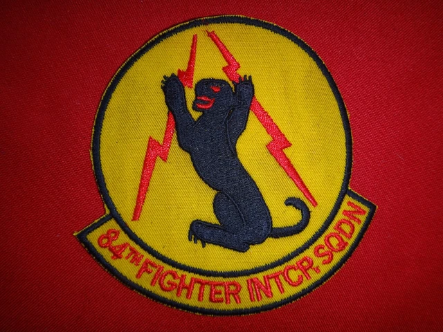 GUERRA FREDDA USAF 84th Combattente Interceptor Squadrone Toppa EUR 12 ...