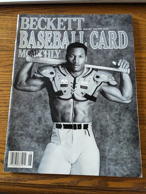 BECKETT BASEBALL CARD MONTHLY MAGAZINE JUNE 1990 issue #63 BO JACKSON B ...