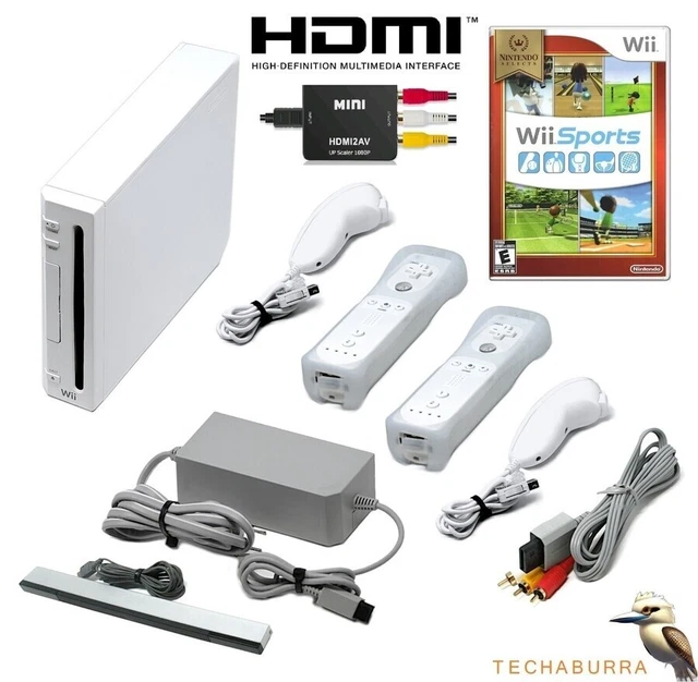 NINTENDO WII CONSOLE - 2 Controllers - 2 Nunchuk RVL-001 PAL Wii Sports **HDMI** $169.95 ...