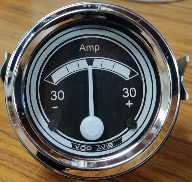 AMPÈREMÈTRE AMPÉRÉMÈTRE AMPERÍMETRO Jauge. 7C 60Mm Diamètre Vdo Avis ...