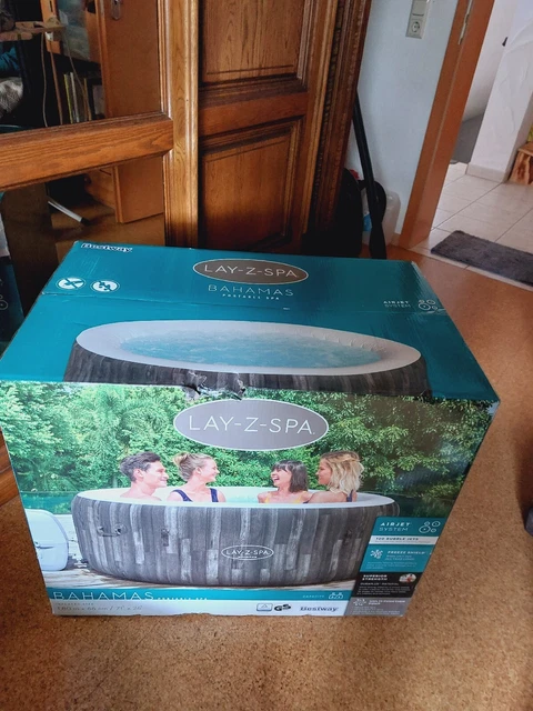 BESTWAY LAY-Z-SPA BAHAMAS AirJet für bis zu 4 Personen Whirlpool ...