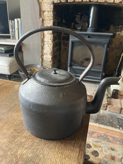 SWAIN CAST IRON Victorian kettle £100.00 - PicClick UK