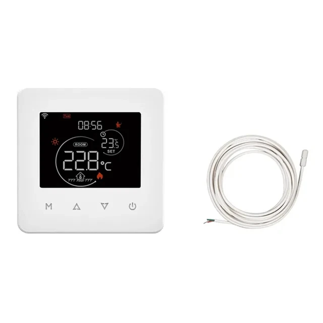 TUYA WIFI THERMOSTAT Régulateur de Température Eau/Chauffage Élect6398 EUR 34,13 - PicClick FR