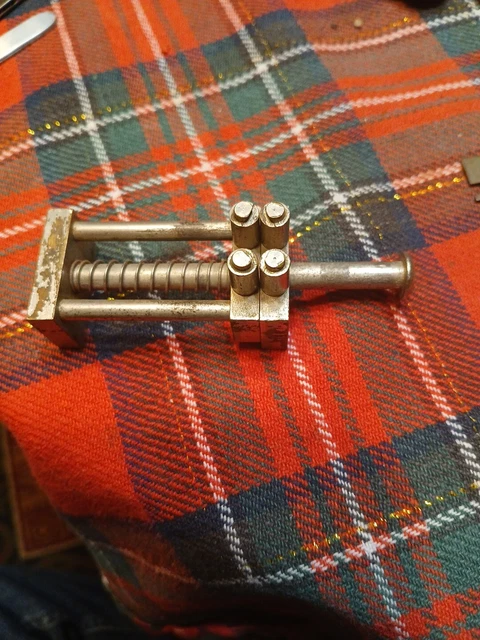 VINTAGE HR WATCHMAKER Watch Movement Holder Spring Loaded Adjustable ...