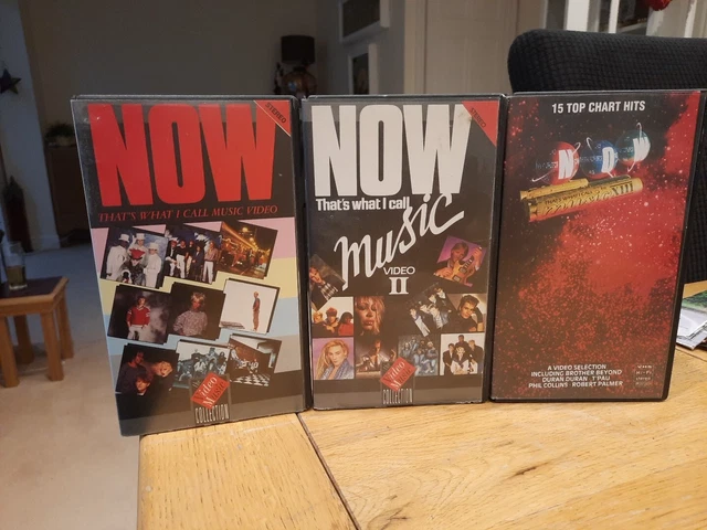NOW THATS WHAT I Call Music Vhs. 1,2,13. £10.00 - PicClick UK