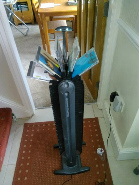 CD POWER TOWER electric rotating cd storage £30.00 - PicClick UK